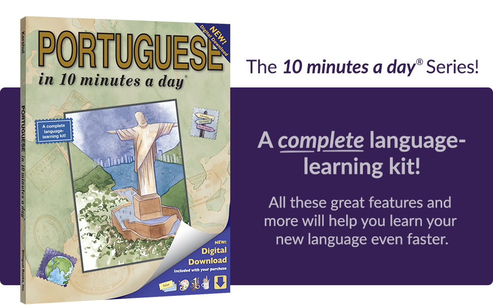 PORTUGUESE in 10 minutes a day: Kershul, Kristine K.: 9781931873338 ...