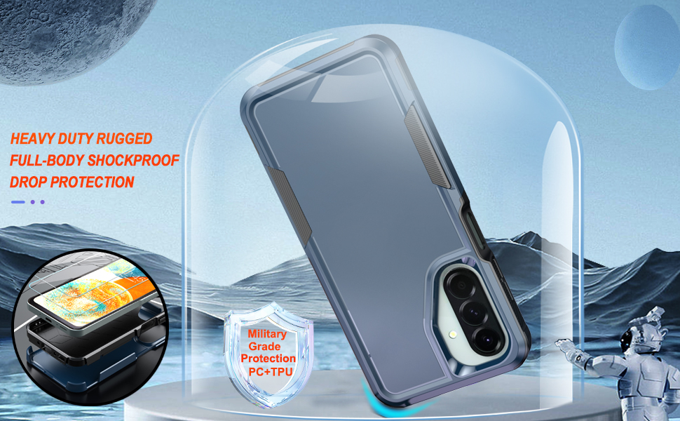 Amazon.com: PhuLok Compatible with Samsung Galaxy A26 5G Case with HD Screen Protector, Heavy ...