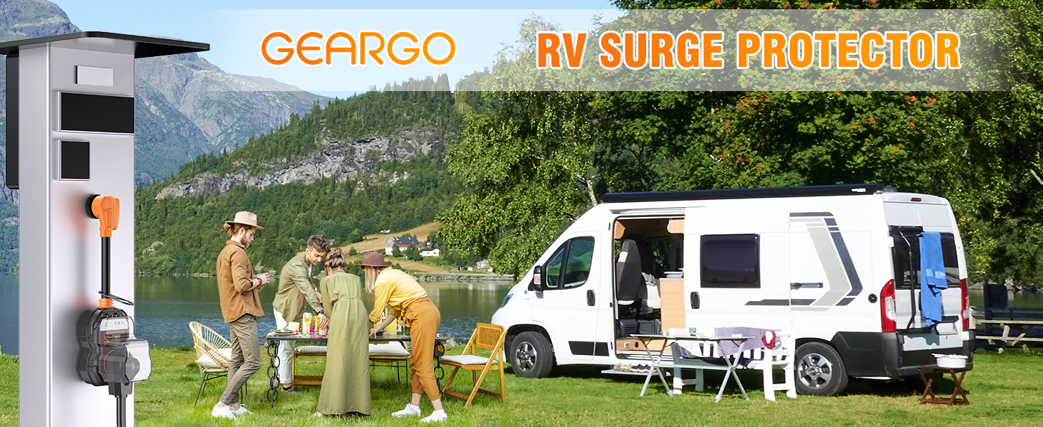 Amazon.com: GEARGO RV Surge Protectors 30 Amp, 12000 Joules RV Circuit ...
