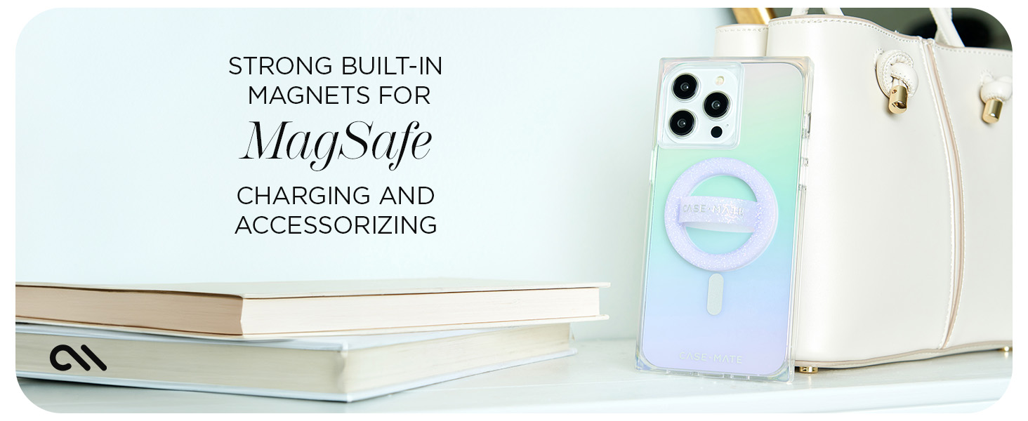 Amazon.com: Case-Mate iPhone 15 Pro Max Case for Women - Compatible with MagSafe - 12ft Drop ...