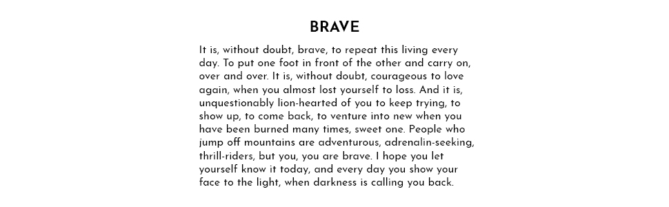 Growing Brave: Words to soothe fear and let in more life: THE PERFECT ...