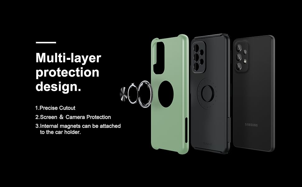 Amazon.com: JAME for Samsung A53 5g Case, Galaxy A53 5g Case with Shockproof Protective Phone ...