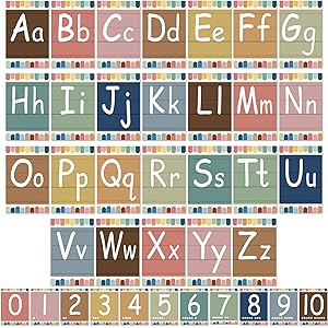 Amazon.com: Bulletin Board Letters - ABC Alphabet Poster Classroom ...