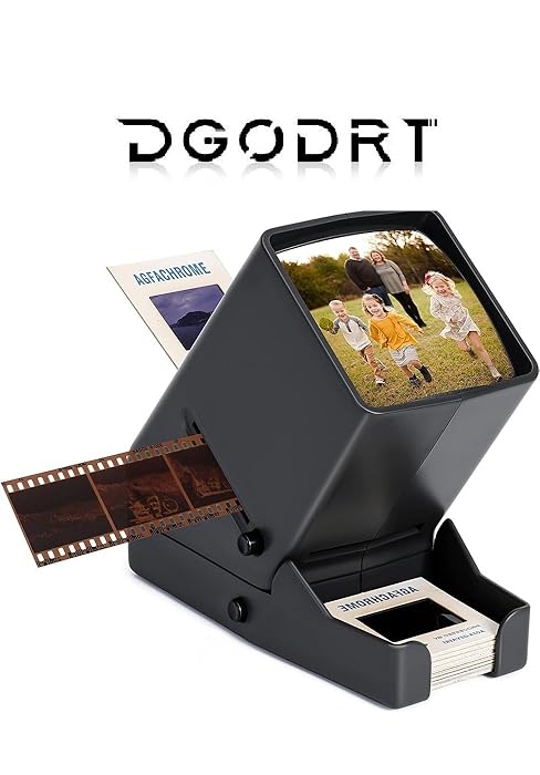 Amazon.com: 35 mm Film & Slide Viewer, 2X LED Illuminated Viewing Slide Projector for Old Slides ...