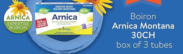Boiron Arnica Montana 30ch.Homeopathic medicine 3 tubes (4g each tube) : Amazon.ca: Health ...