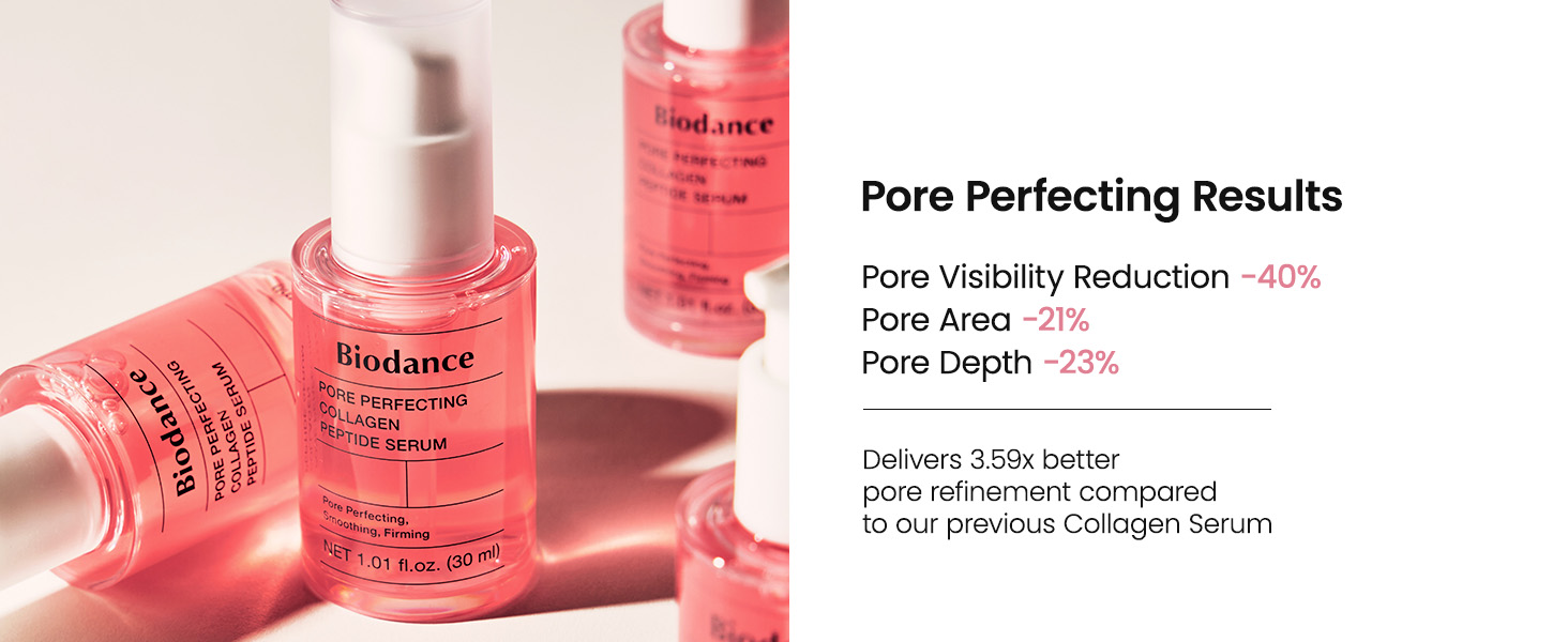Amazon.com: BIODANCE Pore Perfecting Collagen Peptide Serum, Skin Firming & Radiance Boost ...