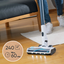 Amazon.de: hoogo® S4-2in1 - Akku Staubsauger Beutellos Kabellos I Laufzeit bis zu 60 Min. I ...