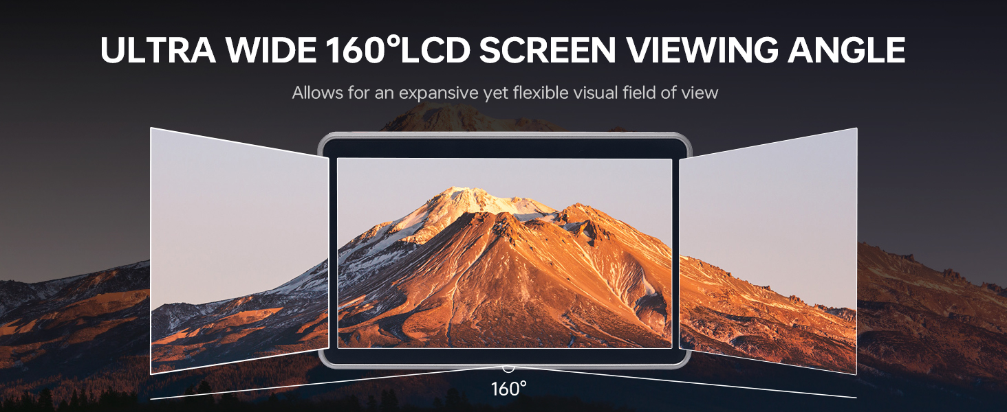 VILTROX SDI Kamera-Feldmonitor DC-X3, 2000 Nits superheller tageslichttauglicher Kameramonitor ...