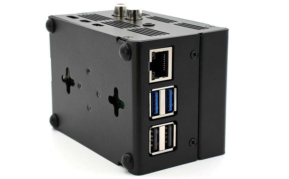 Amazon.com: KKSB Case for Raspberry Pi 5 – Compatible with IQaudio DAC+ and IQaudio DAC Pro ...