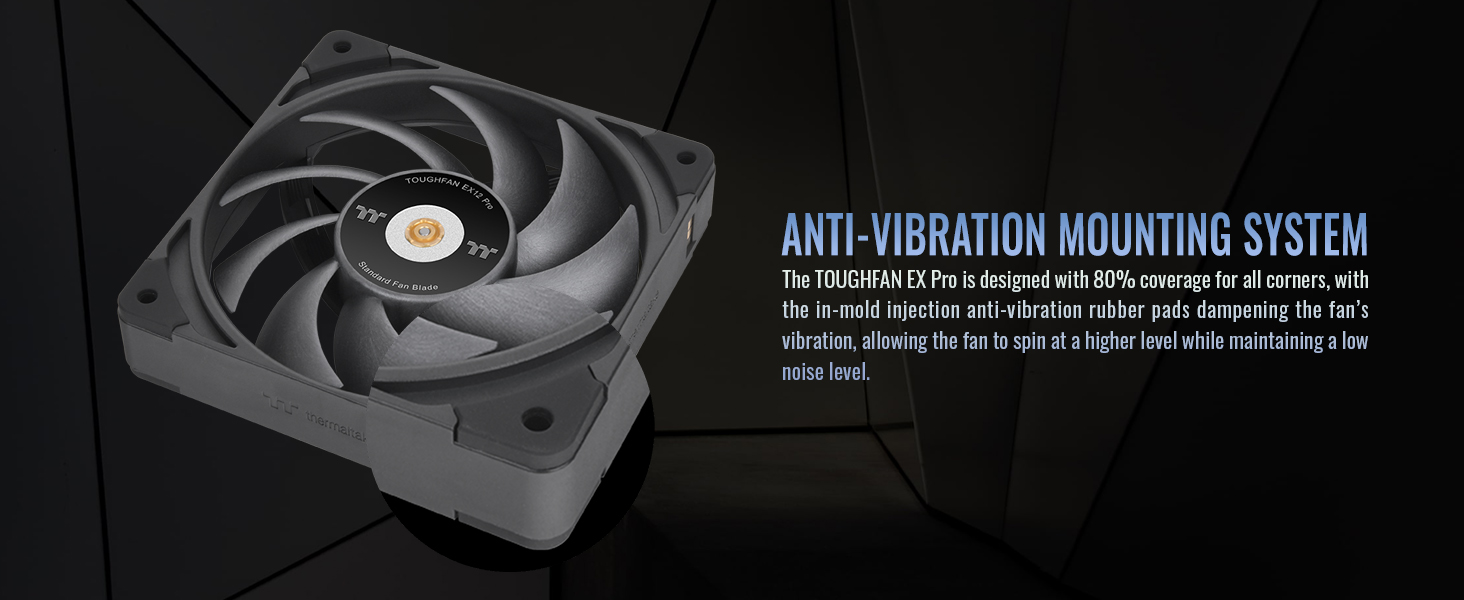 Amazon.com: Thermaltake TOUGHFAN EX12 Pro PC Cooling Fan, Magnetic Connection, Swappable Fan ...