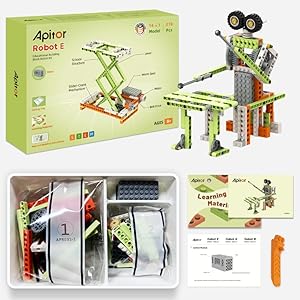 Amazon.com: Apitor Robot E STEM Kits for 8-12 Year Old Boy Girl, 14 in ...