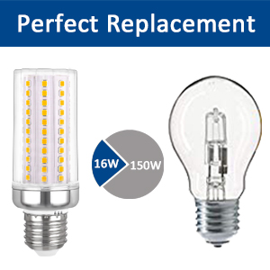 Akynite Lampadina LED E27 16W Luce Naturale 4000K, 2000 Lumen, AC 220V, Equivalente Alogena E27 ...