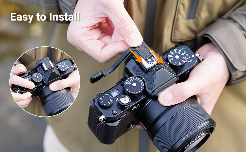 Amazon.com: Zf Z f Thumb Up Grip, Aluminum Alloy Metal Thumb Up Grip for Nikon Zf Z f Camera ...