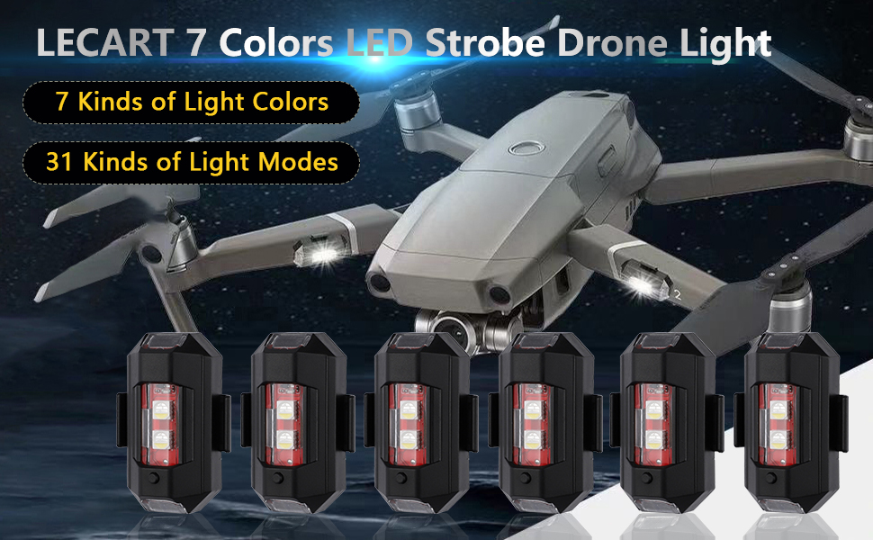 Amazon.com: LECART 6 Pcs Wireless Led Strobe Lights Battery Operated ...