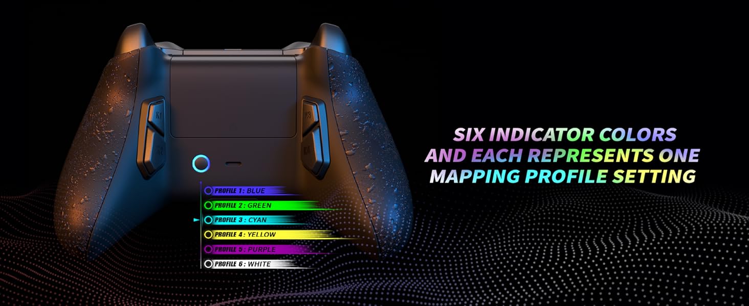 eXtremeRate VICTOR X Remap Kit for Xbox Series X/S Controller, 6 Profiles & Textured Black ...