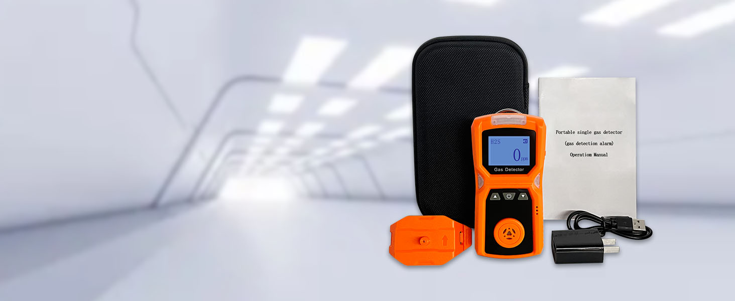 Hydrogen Sulfide Detector, CHNADKS Digital H2S Monitor with Sound ...