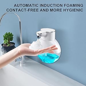 Amazon.com: WyhDamaiD Foaming Soap Dispenser，Touchless Automatic Foam Soap Dispenser 13.5oz ...