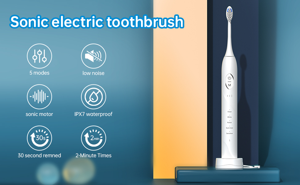 Amazon.com: Electric Toothbrush for Adults, Rechargeable Electric ...