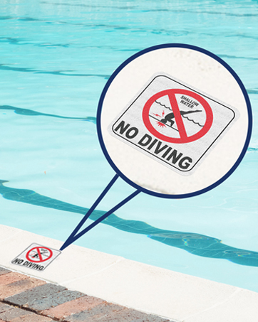 Amazon.com : Aquatic Custom Tile - Ceramic 4FT Pool Sign Depth Marker, 5.8" x 5.8" with 5 Inch ...