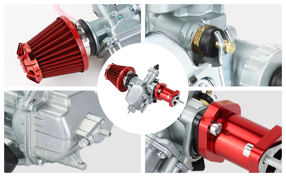 Amazon.com: VM22 26mm SENJWARM Carburetor Intake Pipe Mainfold Kit for Predator 212cc 196cc ...