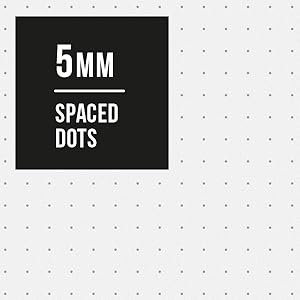 Dot Grid Graph Paper Composition Notebook: 5mm Spaced Dots, 120 Pages (60 Sheets), 8.5x11 ...