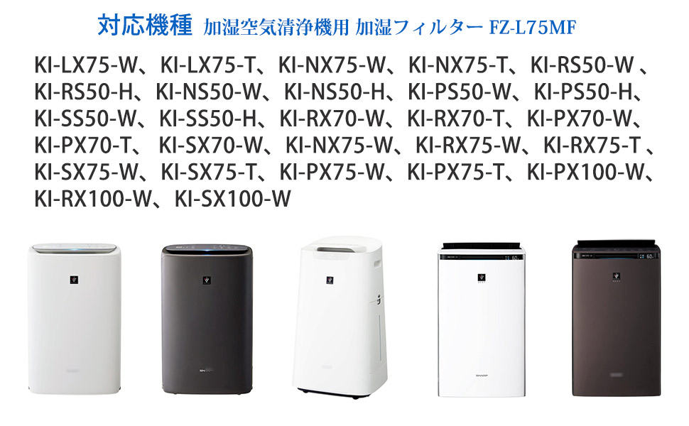 Amazon | GOODNET FZ-L75MF 加湿フィルター 枠付き KI-LX75 KI-L75YX KI-NX75 KI-PX75 KI-RX75 加湿空気清浄機用 フィルター KI ...