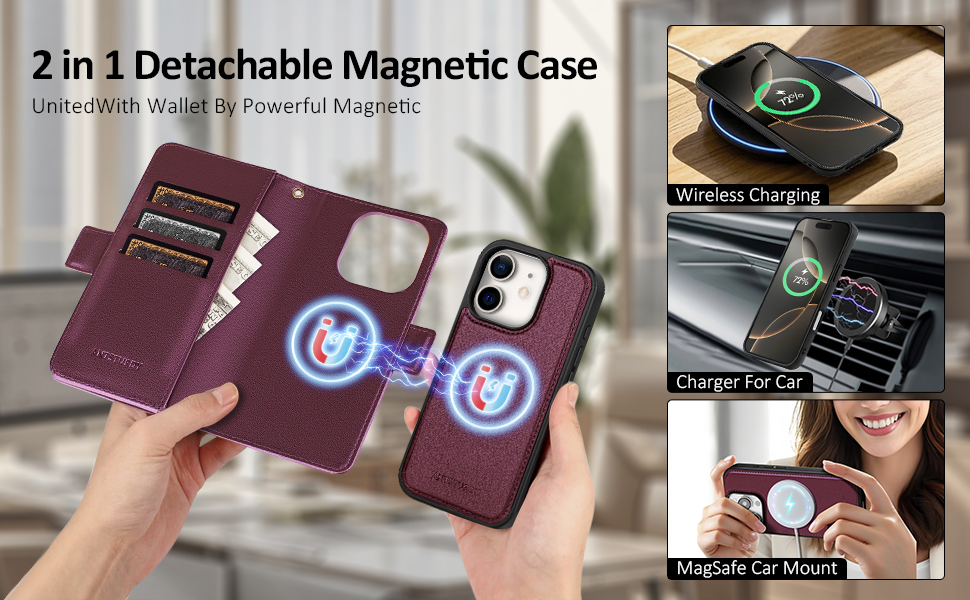 Amazon.com: Antsturdy for iPhone 11 Wallet Case with Credit Card Holder Slots,Compatible with ...