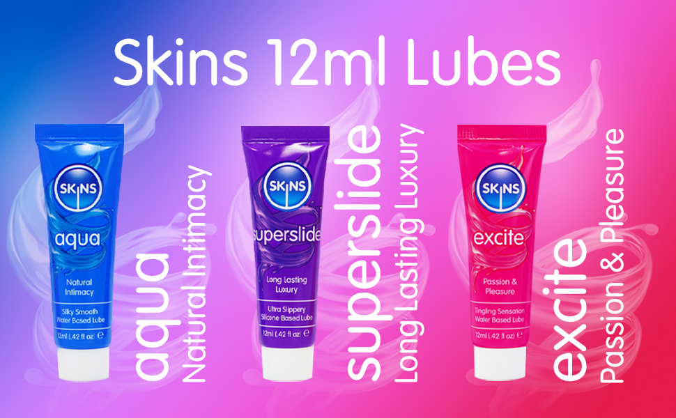 Amazon.com: SKINS Vital Sex Lube Set - 3 Premium Lubricants: Water Based, Tingle, Silicone ...