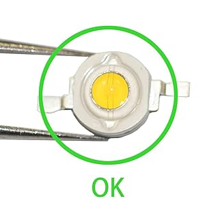LEDGUHON 10PCS CRI90 High Power LED Chip,5W White SMD COB Light Emitter Diode Electronic ...