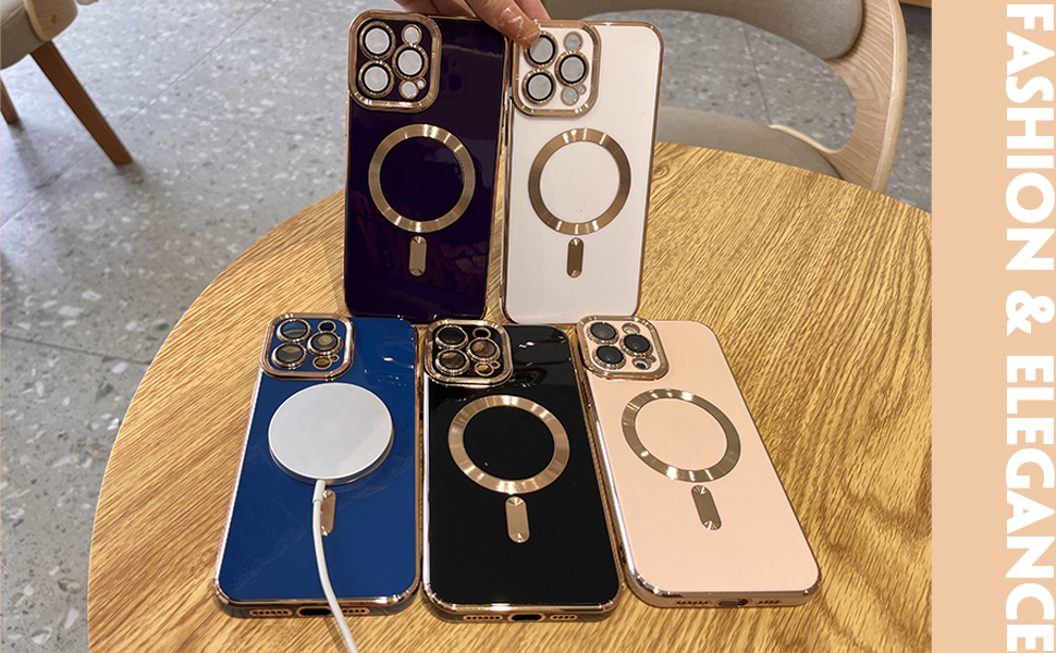 Amazon.com: OOK Magnatic Case for iPhone 15 Pro Max Case [Compatible with MagSafe] Full Camera ...