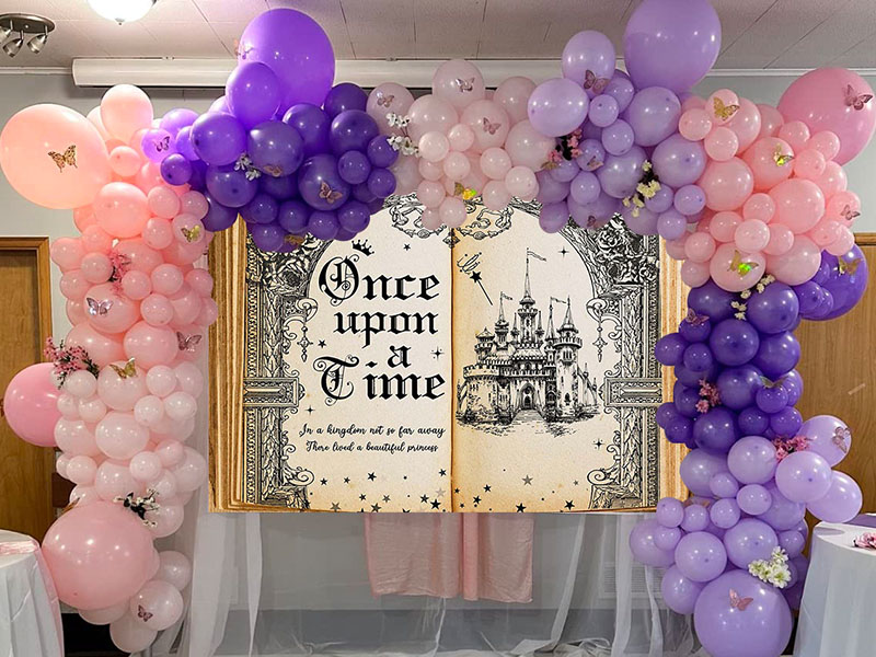 Amazon.com : Avezano Fairy Tale Books Backdrop Vintage Once Upon a Time ...