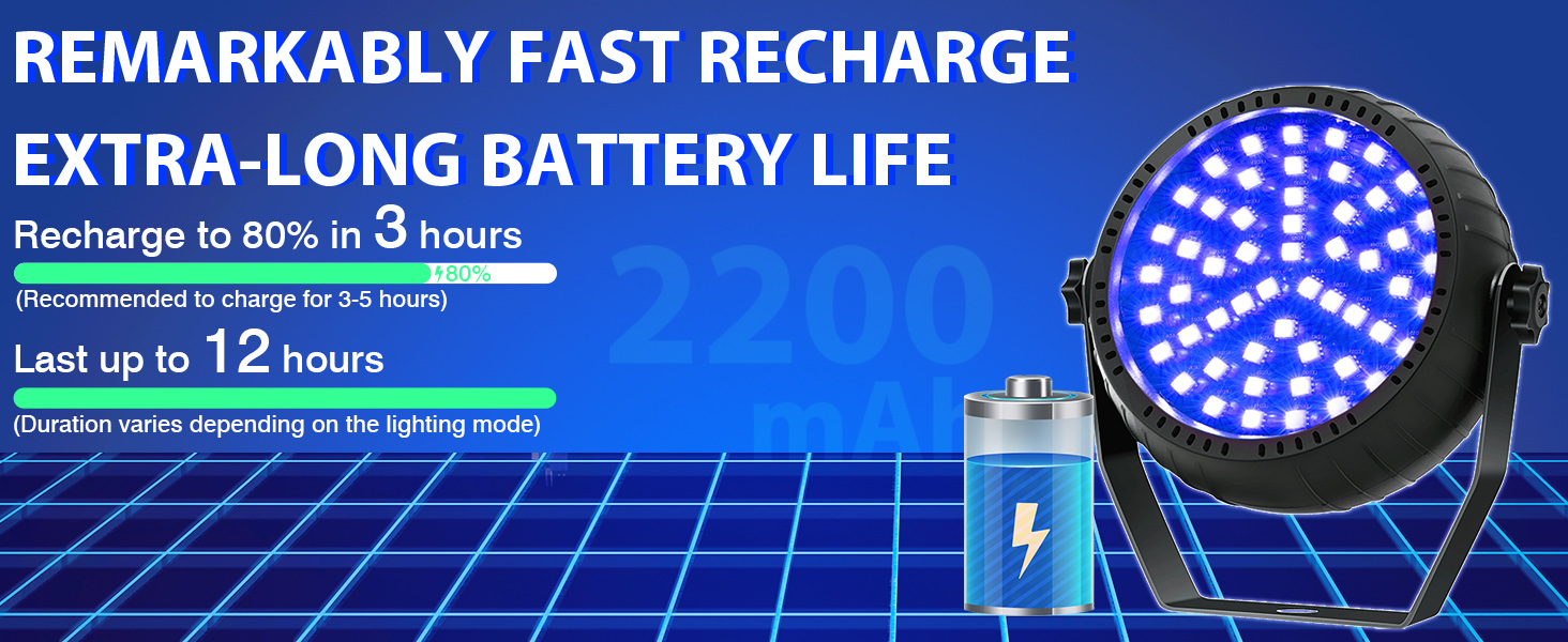 Amazon.com: Telbum Battery Powered Strobe Light Halloween, Rechargeable ...