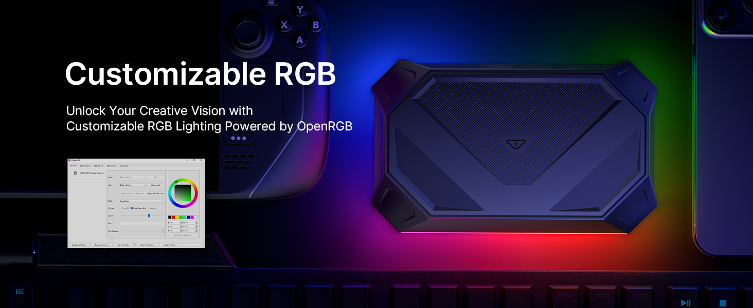 Amazon.com: JSAUX RGB Docking Station for Steam Deck (OLED)/ROG Ally/Legion Go, 8-in-1 Steam ...