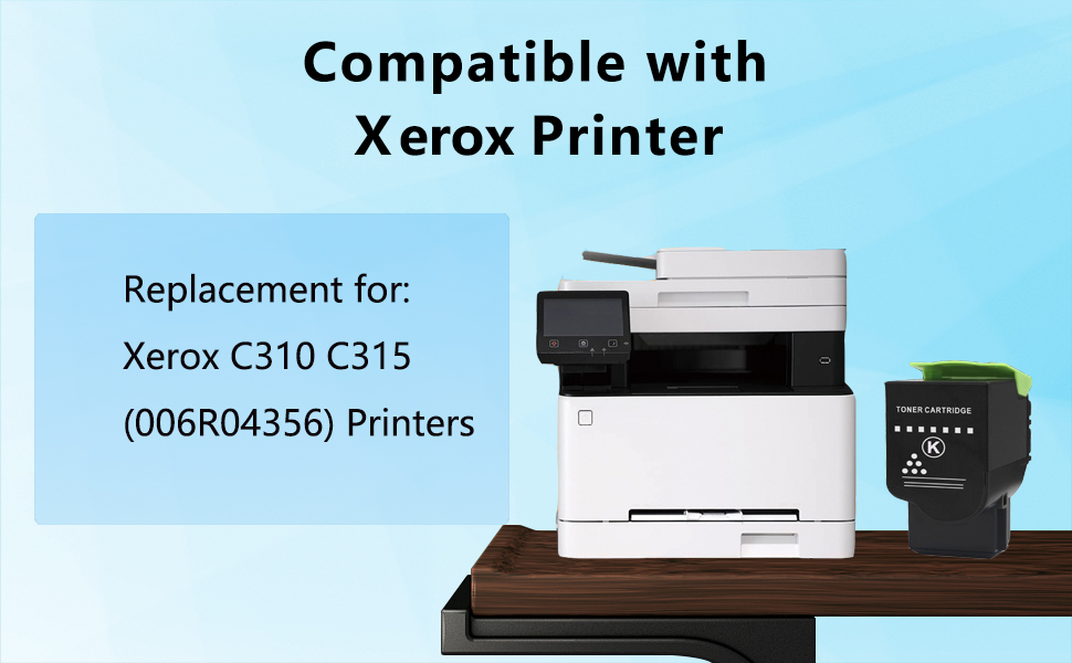 Amazon.com: C310 C315 006R004356 Black Toner Cartridge Replacement for ...