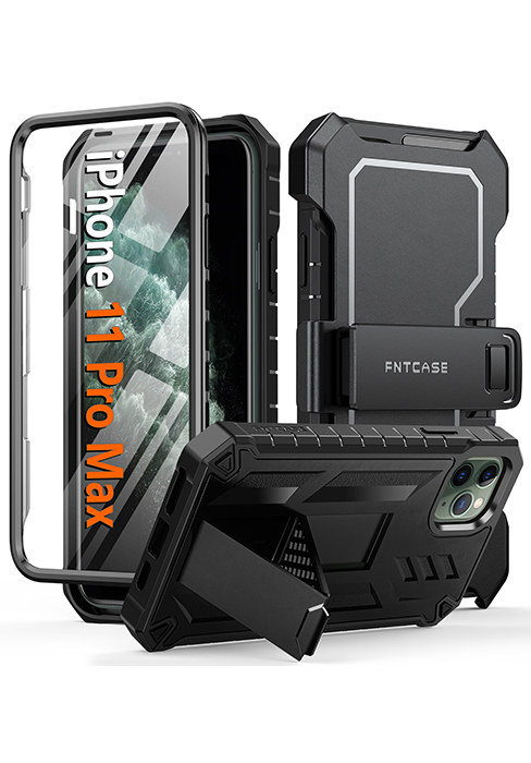Amazon.com: FNTCASE for iPhone 11 Pro-Max Case: Rugged Shockproof Protective Cases with ...