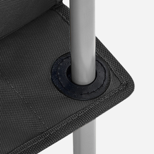 SONGMICS Silla de Camping, Juego de 2 Sillas de Exterior, Respaldo Alto, Apoyabrazos, Bolsillo ...