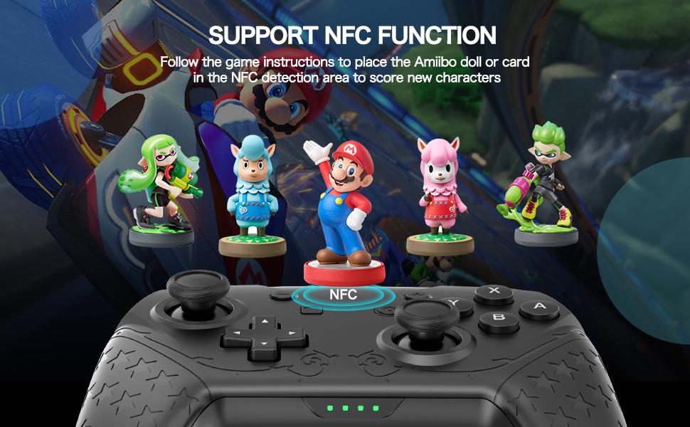 YCCTEAM Wireless Pro Controller Gamepad Compatible with Switch Support ...