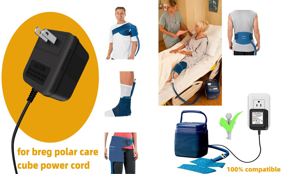 Amazon.com: 6V Power Cord for Breg Polar Care Cube #10698 Compatible with HON-Kwang D0660 HK ...