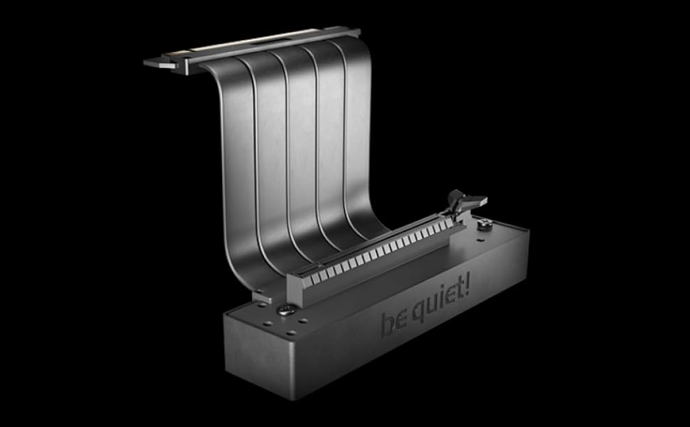 be quiet! Riser Cable Kabel, für Einbau von von PCIe 4.0-Grafikkarten, mit vertikaler GPU ...