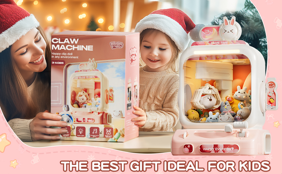 Amazon.com: Claw Machine for Kids, Mini Vending Machines with Music ...