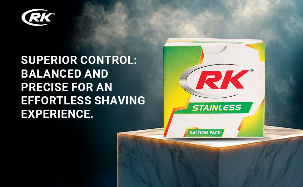 RK Stainless Double Edge Shaving Blades, (50 in 1), (Pack of 4) Saloon Pack : Amazon.in: Health ...