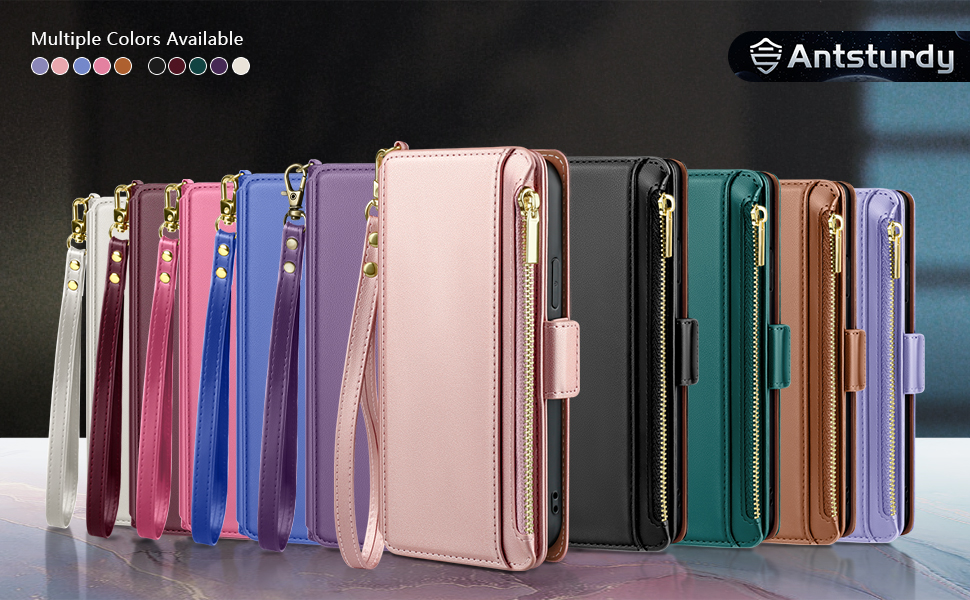 Amazon.com: Antsturdy Compatible with iPhone 13 Pro Max Wallet Case,RFID Blocking PU Leather ...