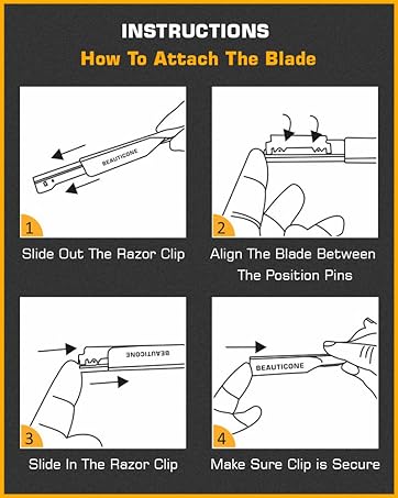 Amazon.com: BEAUTICONE Straight Razors for Men, Straight Edge Razor ...