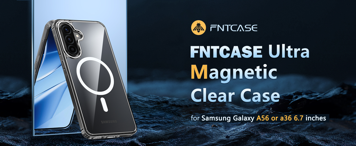 Amazon.com: FNTCASE for Samsung Galaxy A56-5G Case: for Galaxy A36 5G Phone Case Military Grade ...