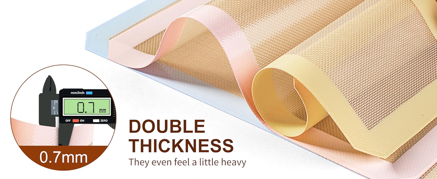 Amazon.com: Colorful Silicone Baking Mat Non Stick,Food Safe Silicone ...