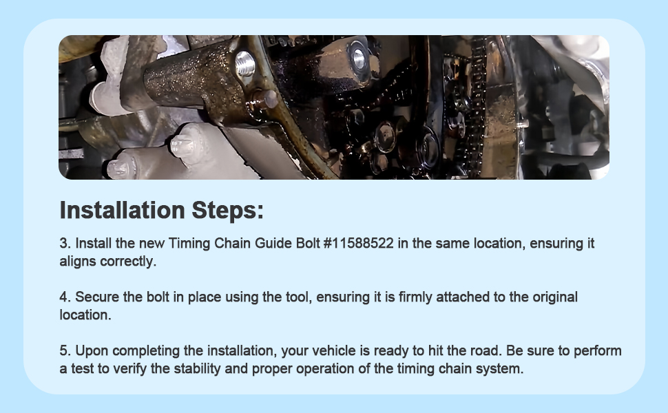 Amazon.com: Timing Chain Guide Bolt Compatible with Saab 9-3 2003 to ...