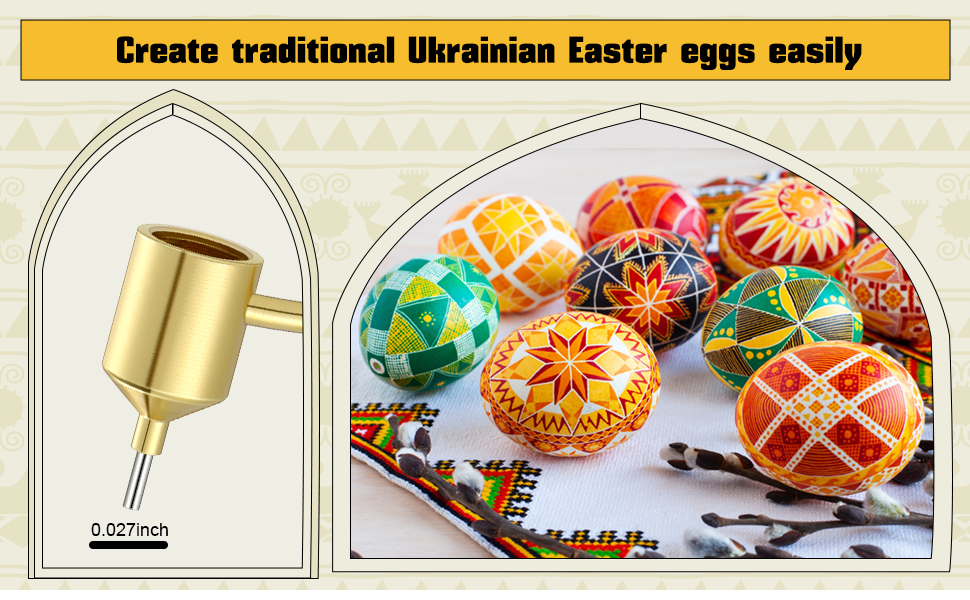 Amazon.com : Blushtier 12 Pcs Ukrainian Easter Egg Decorating Kit ...