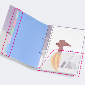 Amazon.com : Kokuyo Campus Refillable Notebook, B5 Slim 2 Ring Binder Notebook with with 5 ...