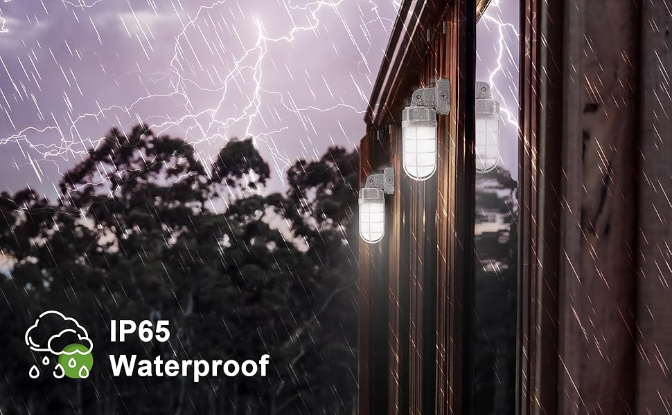 LED Vapor Tight Jelly Jar Light 21W, 5000K, Wall/Ceiling Mount Vapor-Proof LED, IP65 Wet Rated ...