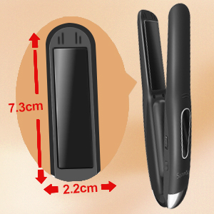 SUNMAY Voga 2 in 1 Cordless Hair Straighteners and Curler, Travel Wireless Portable USB ...